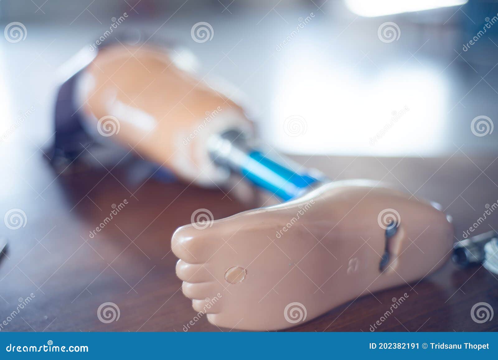 Below knee prothesis stock image. Image of equipment - 202382191