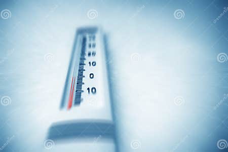 Below zero on thermometer. stock photo. Image of degree - 17302184