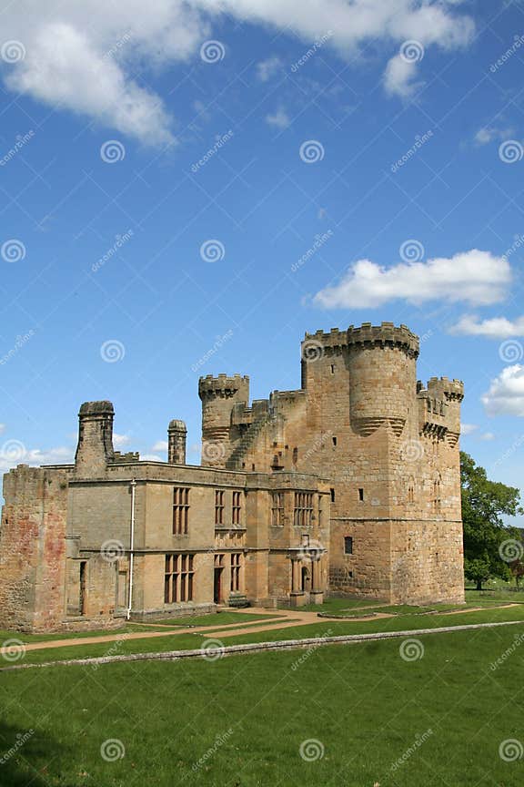 Belsay Castle stock photo. Image of culture, blue, typically - 2463814