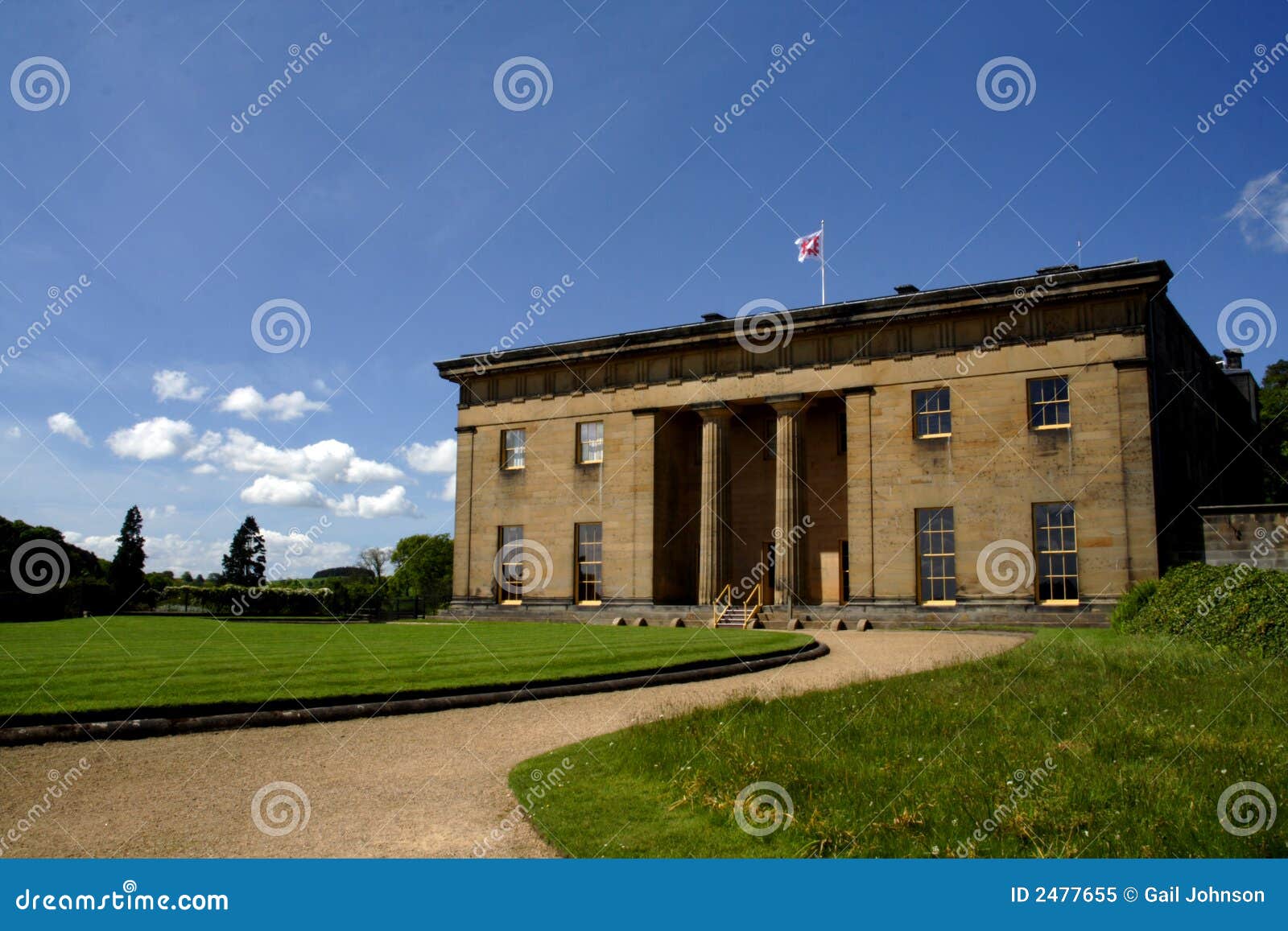 Belsay Hall stock image. Image of hertiage, northumberland - 2477655