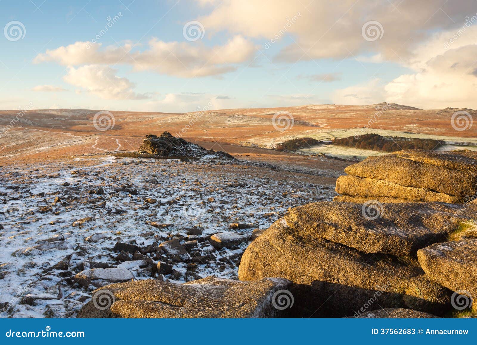 Belstone snow stock image. Image of scenic, british, moorland - 37562683