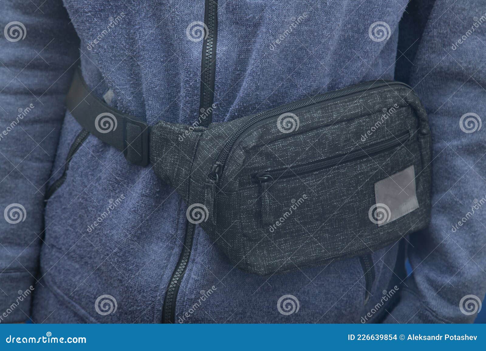 Belt Bag .a Bag for Carrying Small Things and Documents Stock Photo ...