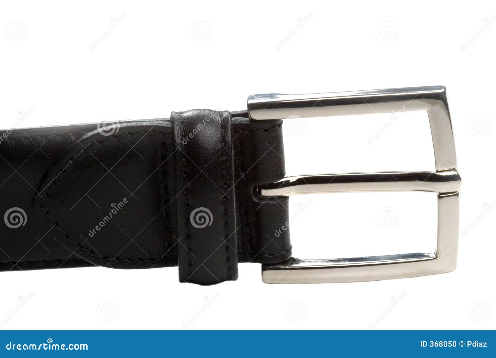 Belt buckle stock photo. Image of fastening, leather, silver - 368050