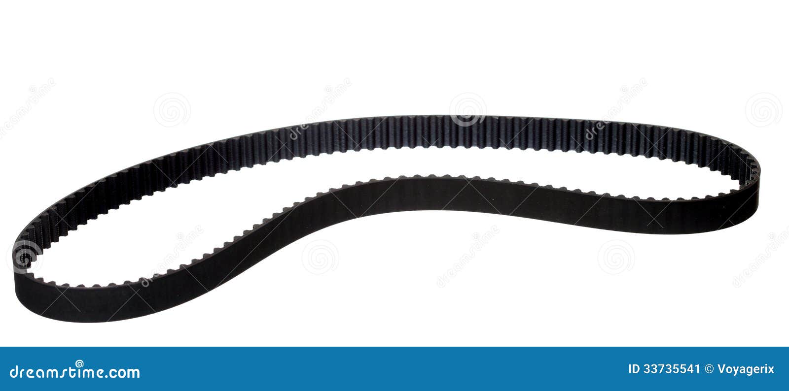 Belt Car Engine Isolated White Background Stock Image - Image of rubber ...