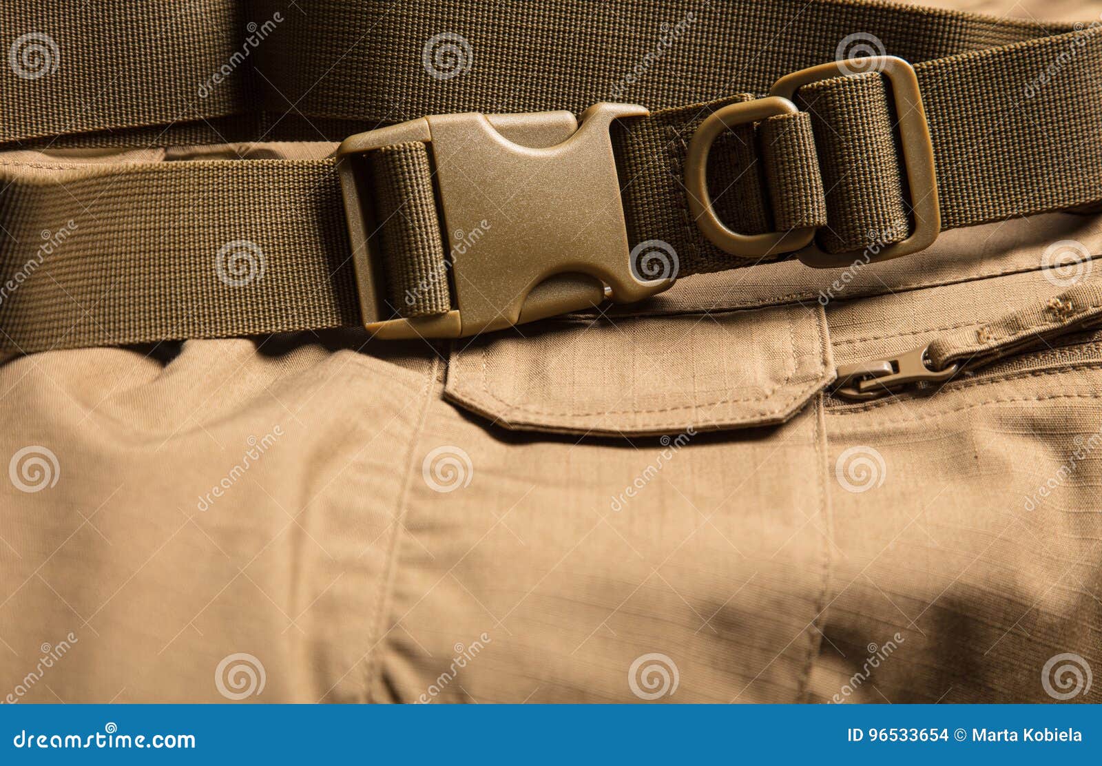 Belt with Clasp on the Textile. Stock Photo - Image of lock, stample ...