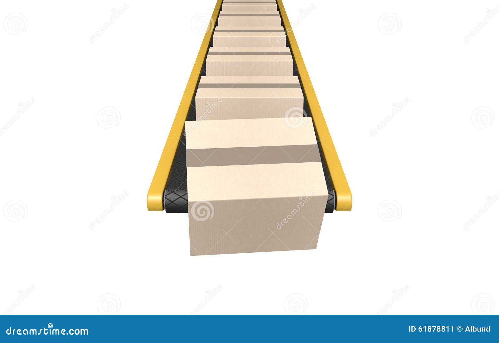 Conveyor With Boxes Flat White Icons On Round Color Backgrounds Vector ...