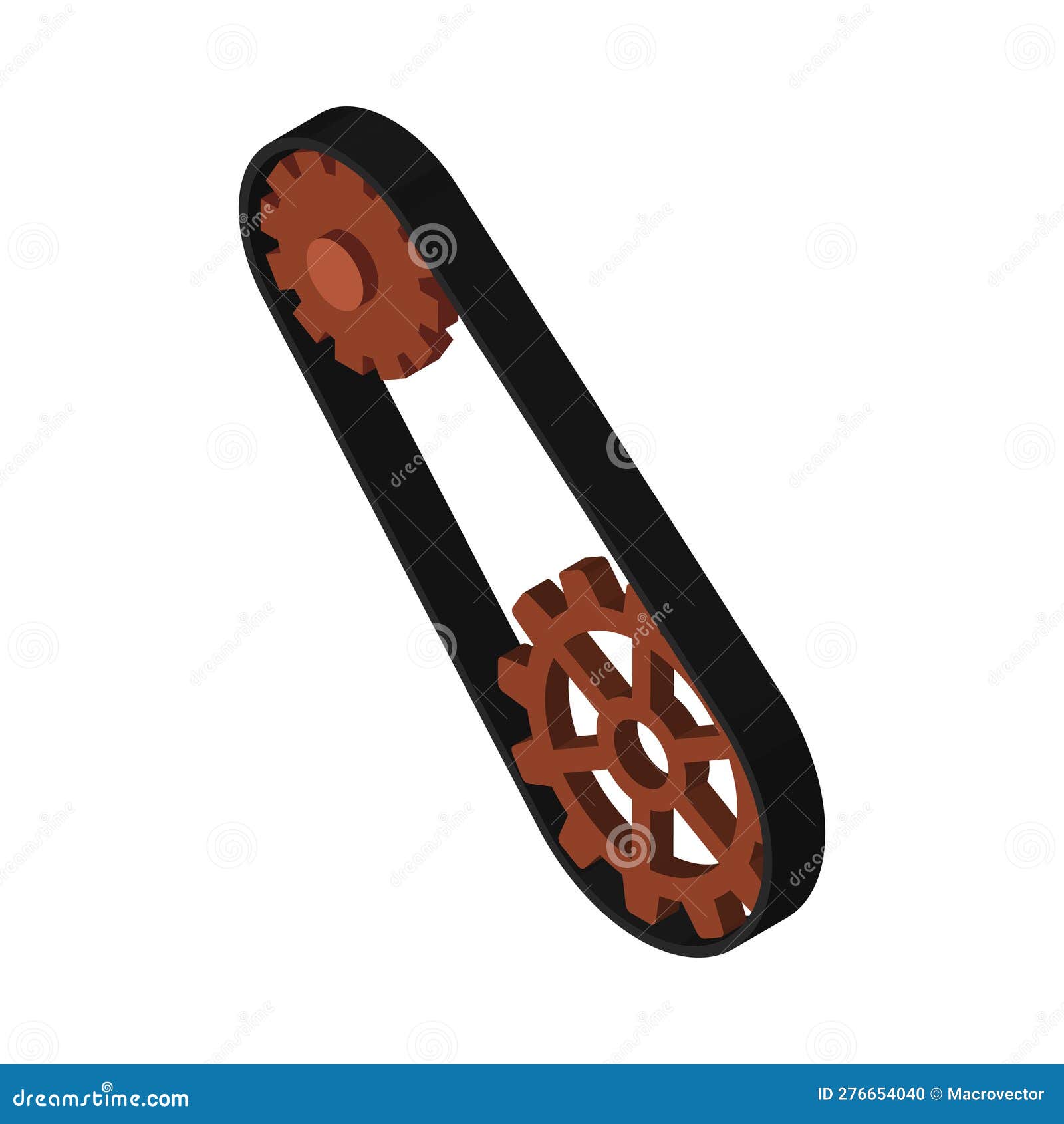 Belt Drive Icon stock vector. Illustration of machine - 276654040