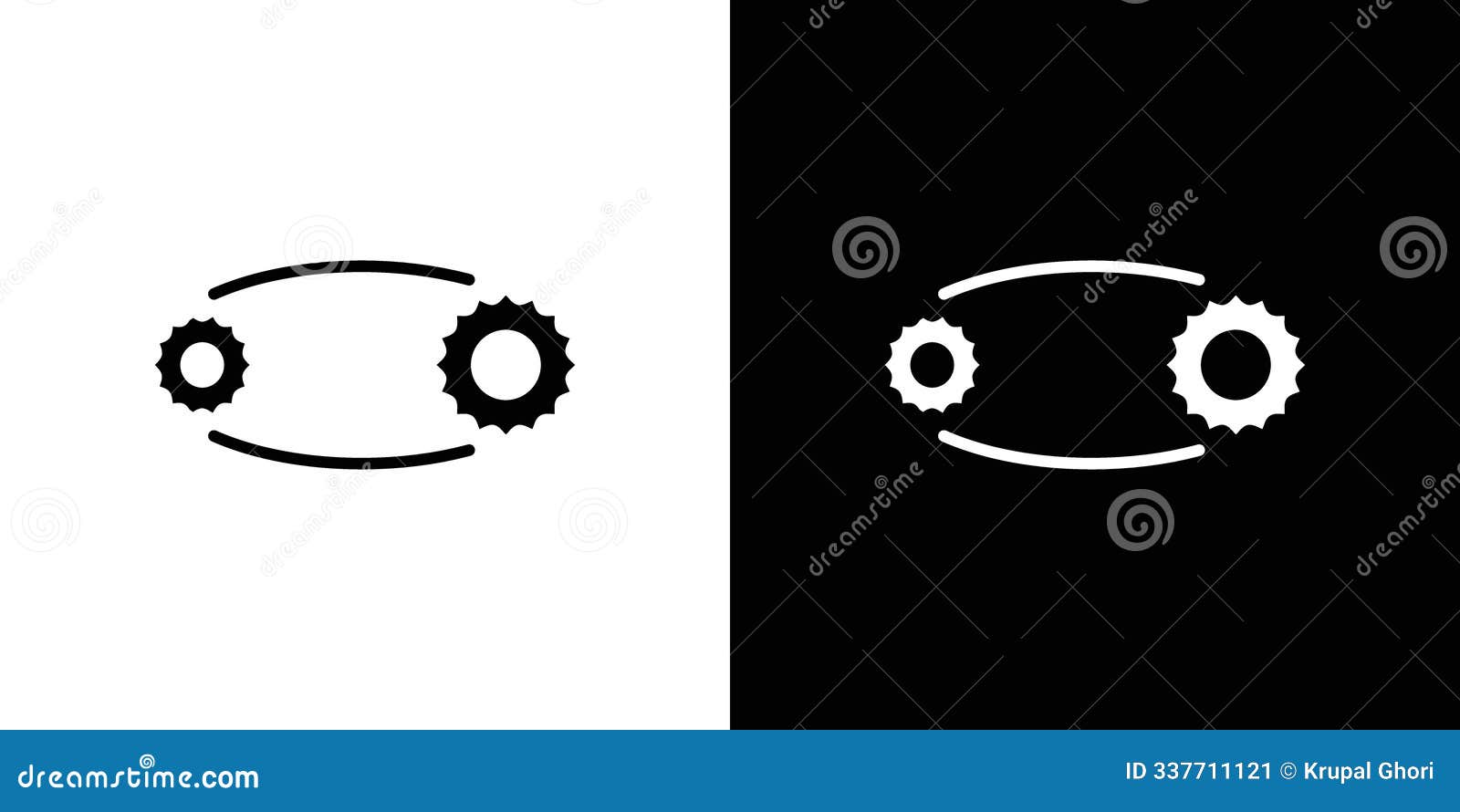 Belt Drive Icon Set Vector Illustration Stock Illustration ...