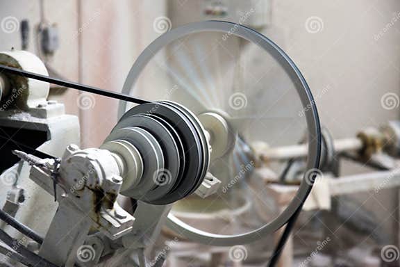 Belt drive machine stock photo. Image of metallic, detail - 50251336