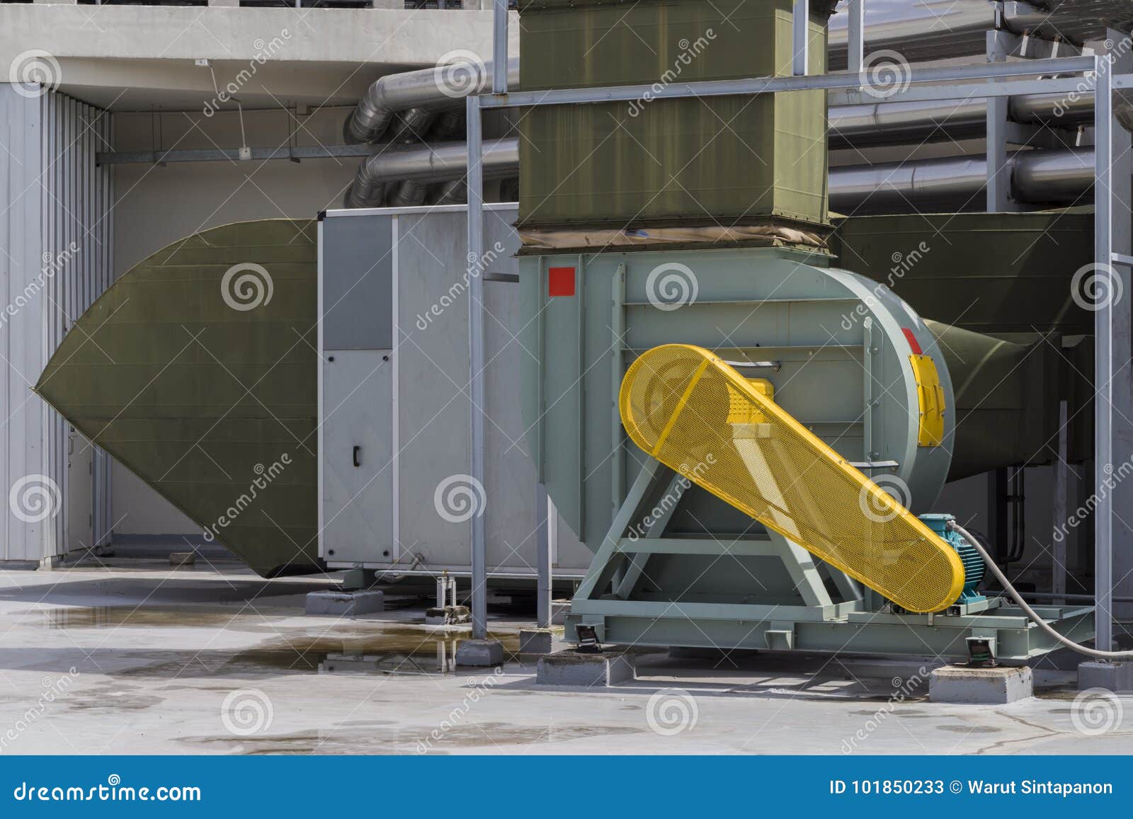 Belt Guard Safety Protection of Motor Stock Image - Image of ...