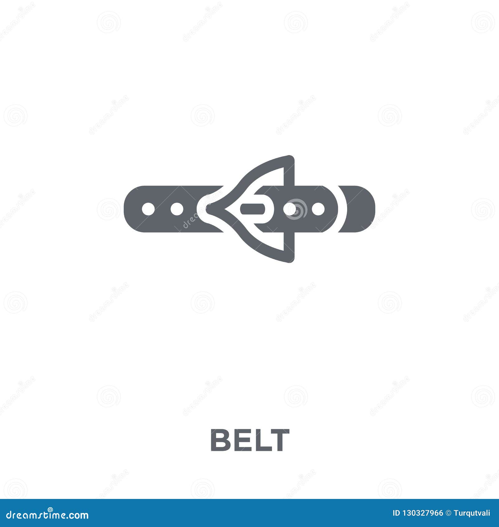 Belt icon from collection. stock vector. Illustration of road - 130327966
