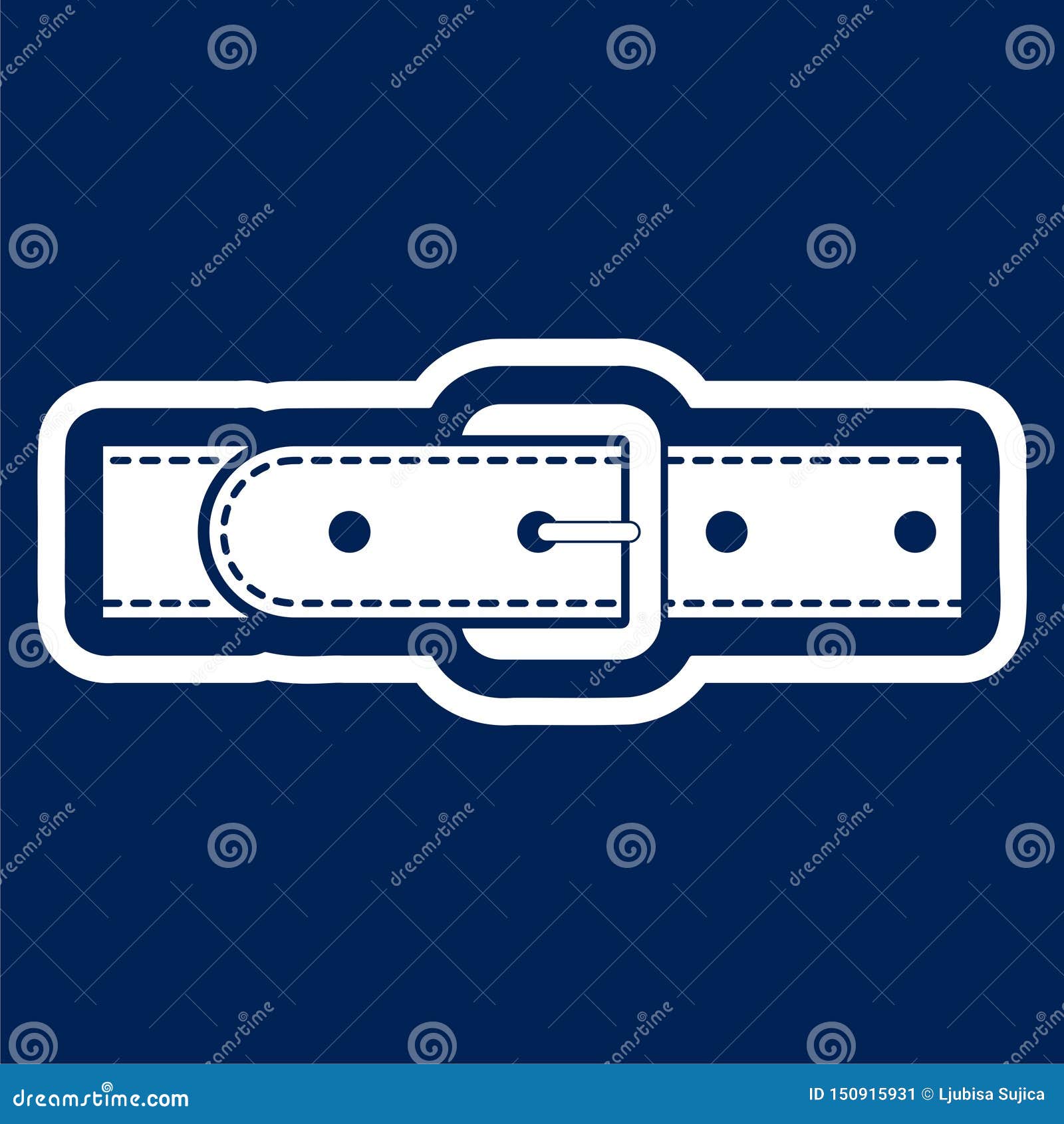 Belt Icon - Vector Illustration Stock Vector - Illustration of industry ...