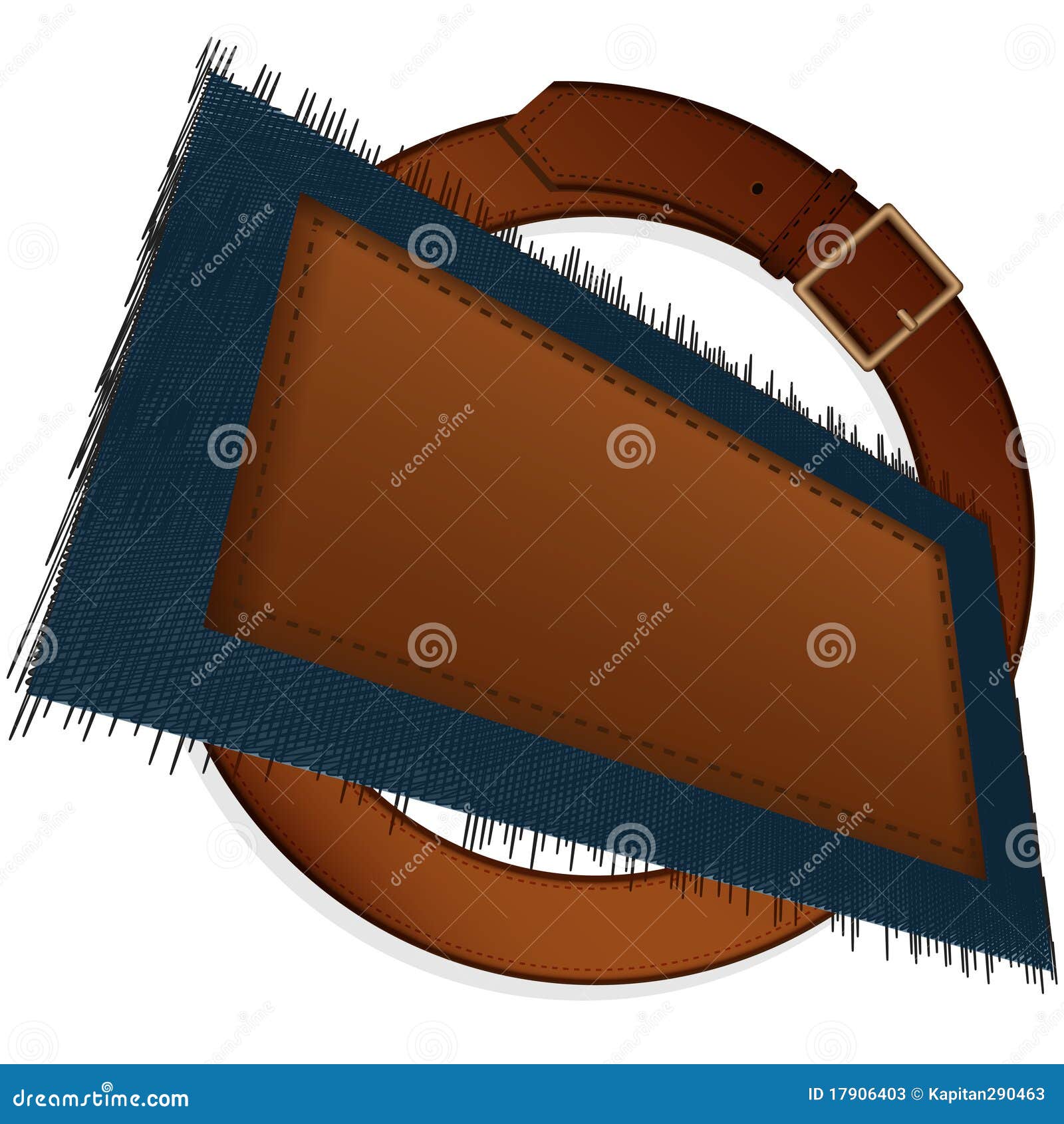 Belt and label stock illustration. Illustration of sewing - 17906403