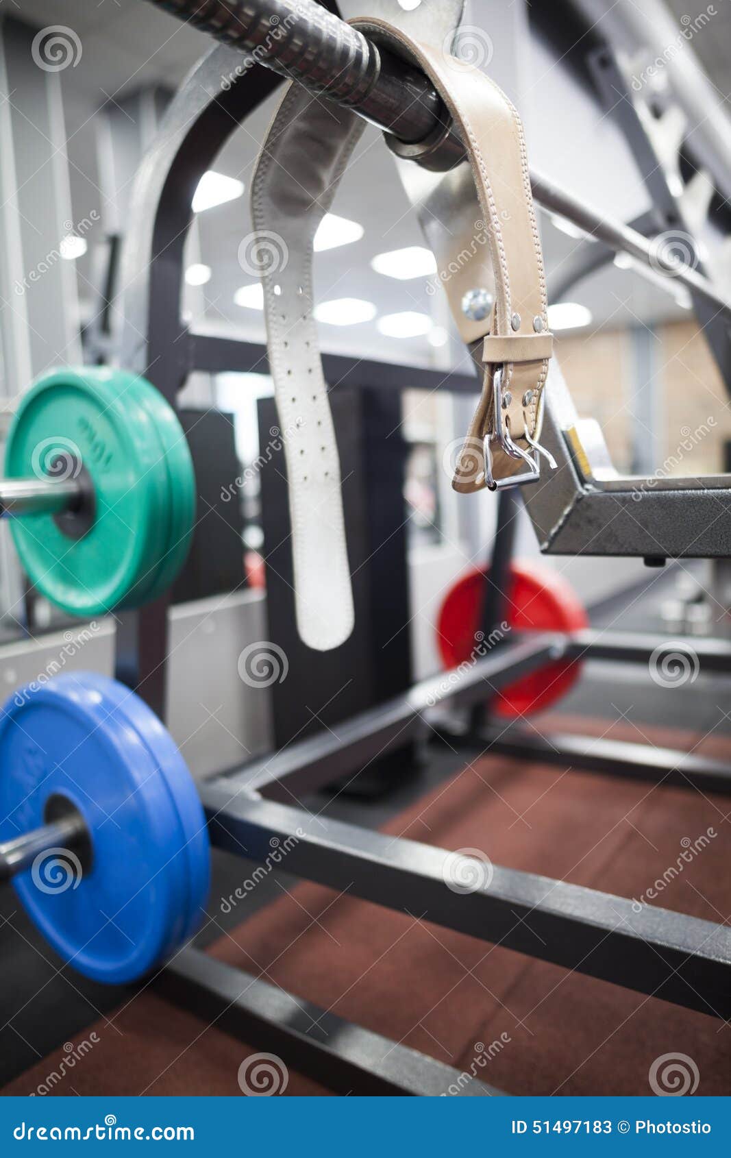 Belt and Weights for Powerlifting Stock Image - Image of exercise ...