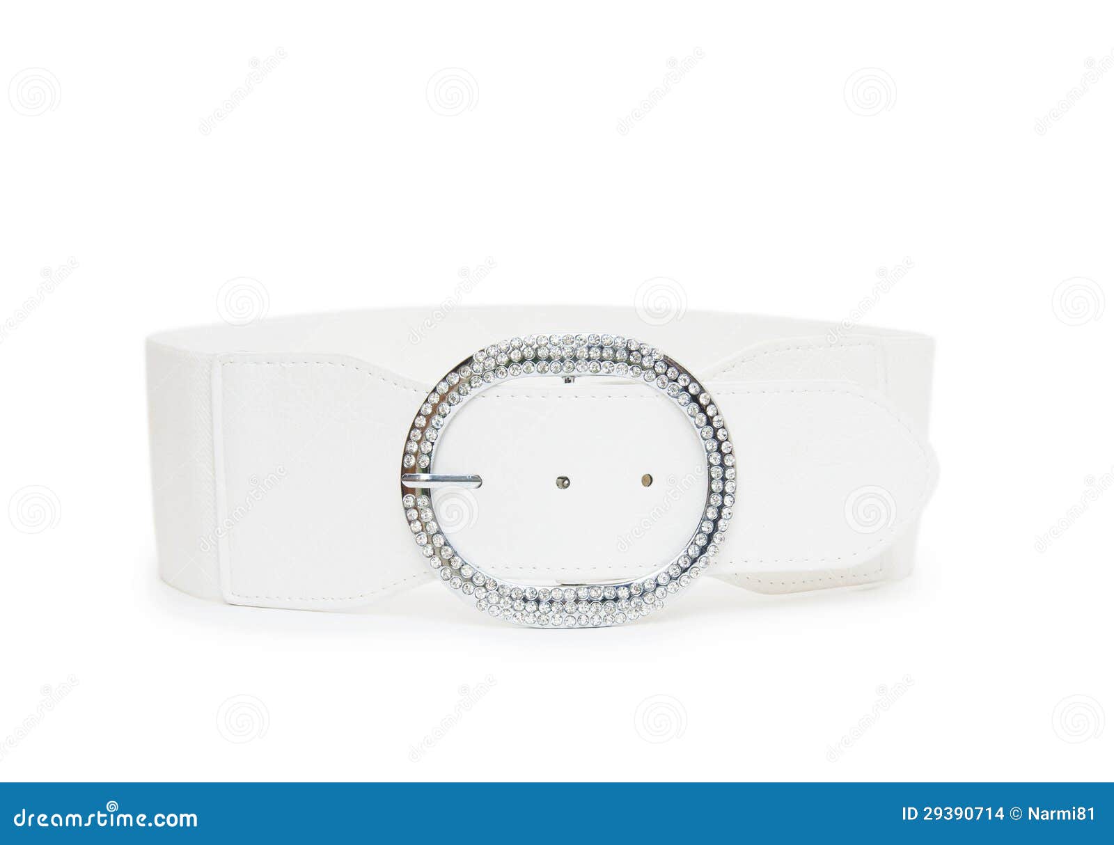 Belt white color stock photo. Image of brown, skin, material - 29390714