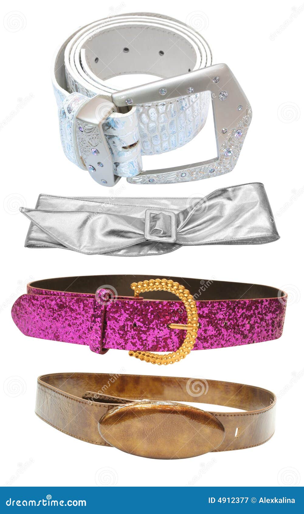 Belts - female accessories stock image. Image of collection - 4912377