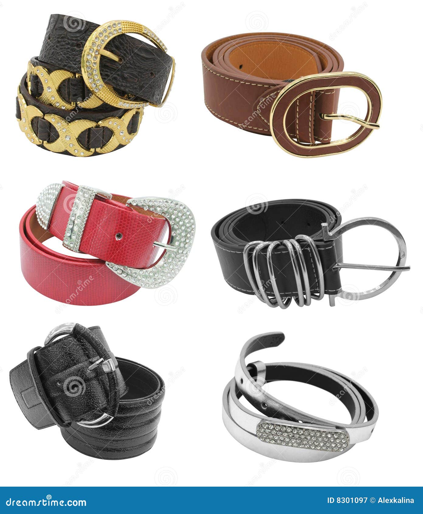 Belts isolated stock image. Image of dress, female, belt - 8301097