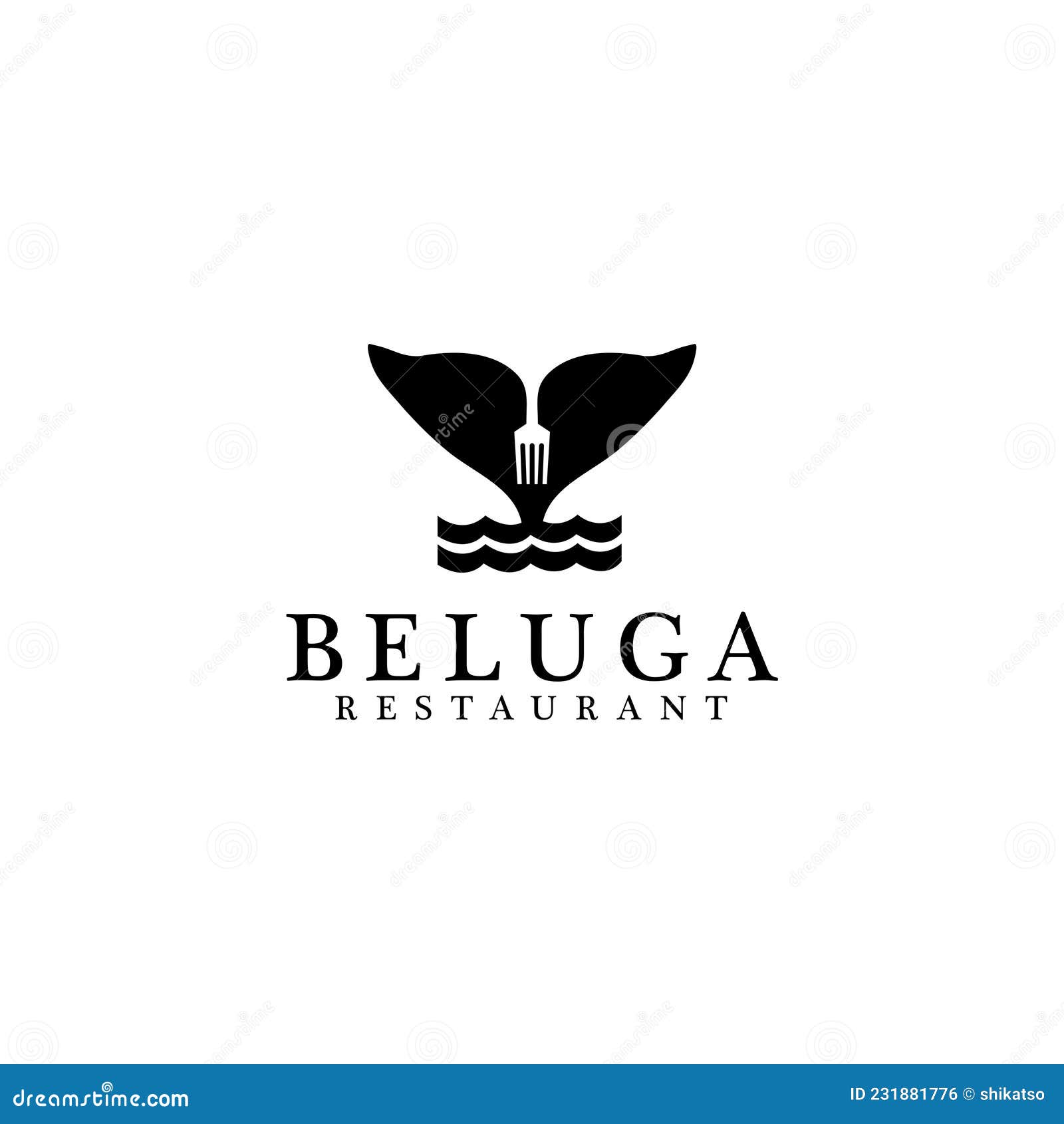 Beluga Logo Vector Outline Silhouette Art Icon | CartoonDealer.com ...