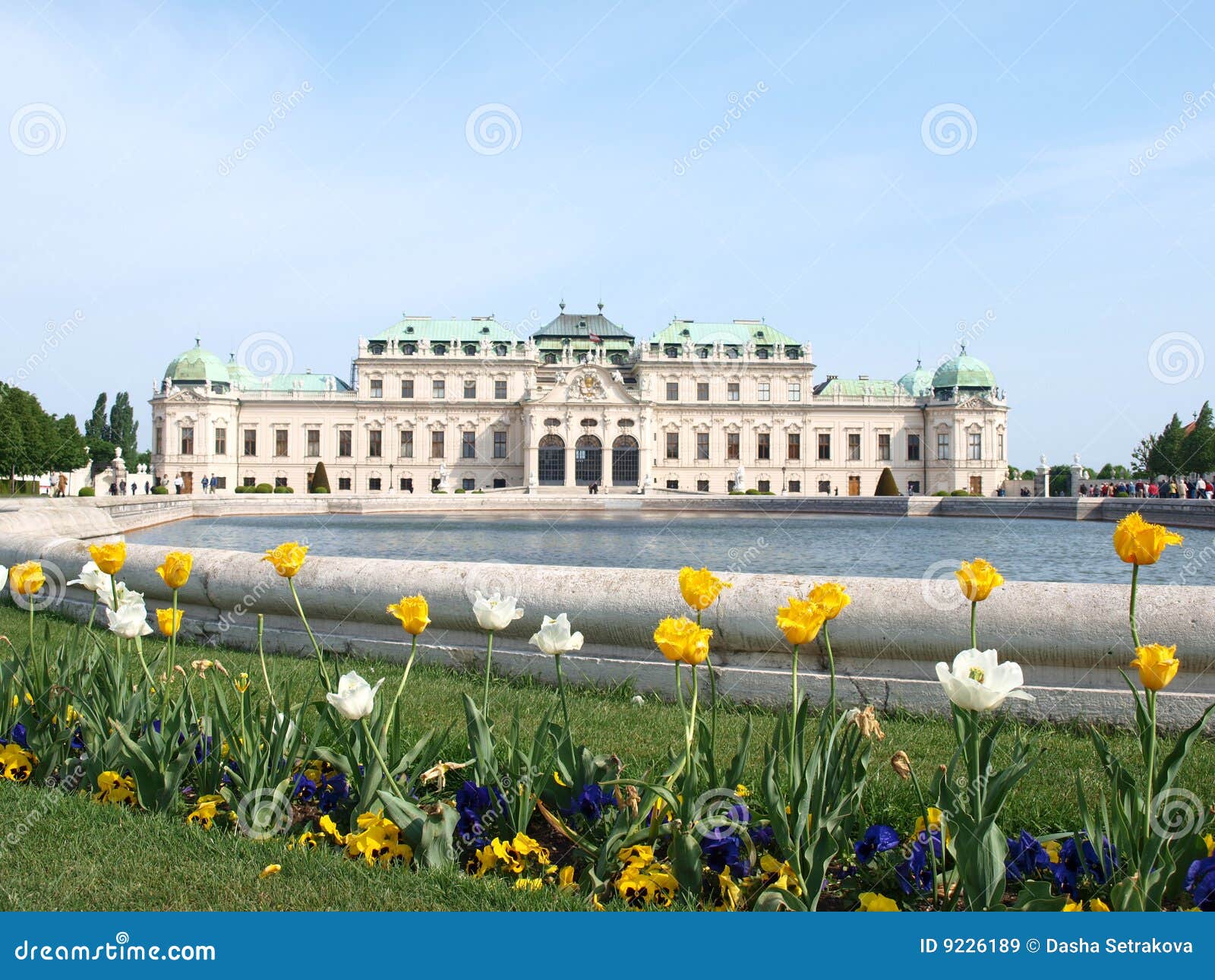 Belveder stock image. Image of landscape, history, viena - 9226189