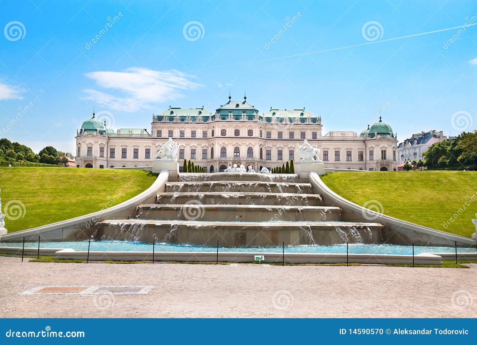 Belvedere Palace ,Vienna, Austria Stock Photo - Image of castle ...