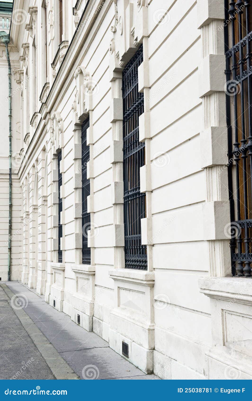 Belvedere Palace Windows stock image. Image of balcony - 25038781