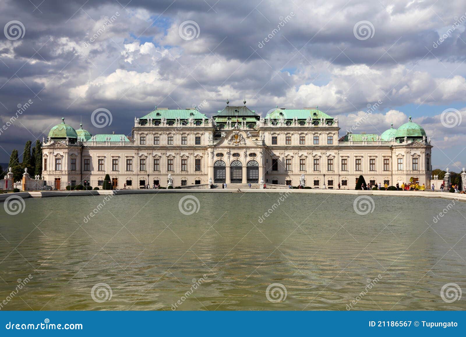 Belvedere, Vienna stock image. Image of unesco, wien - 21186567