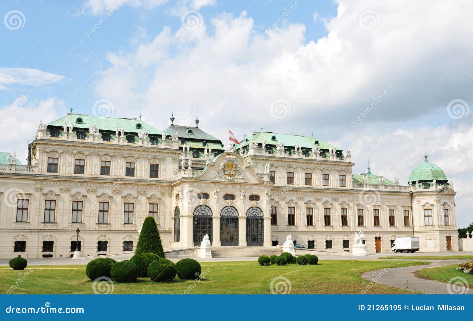 Belvedere, Vienna stock image. Image of garden, famous - 21265195