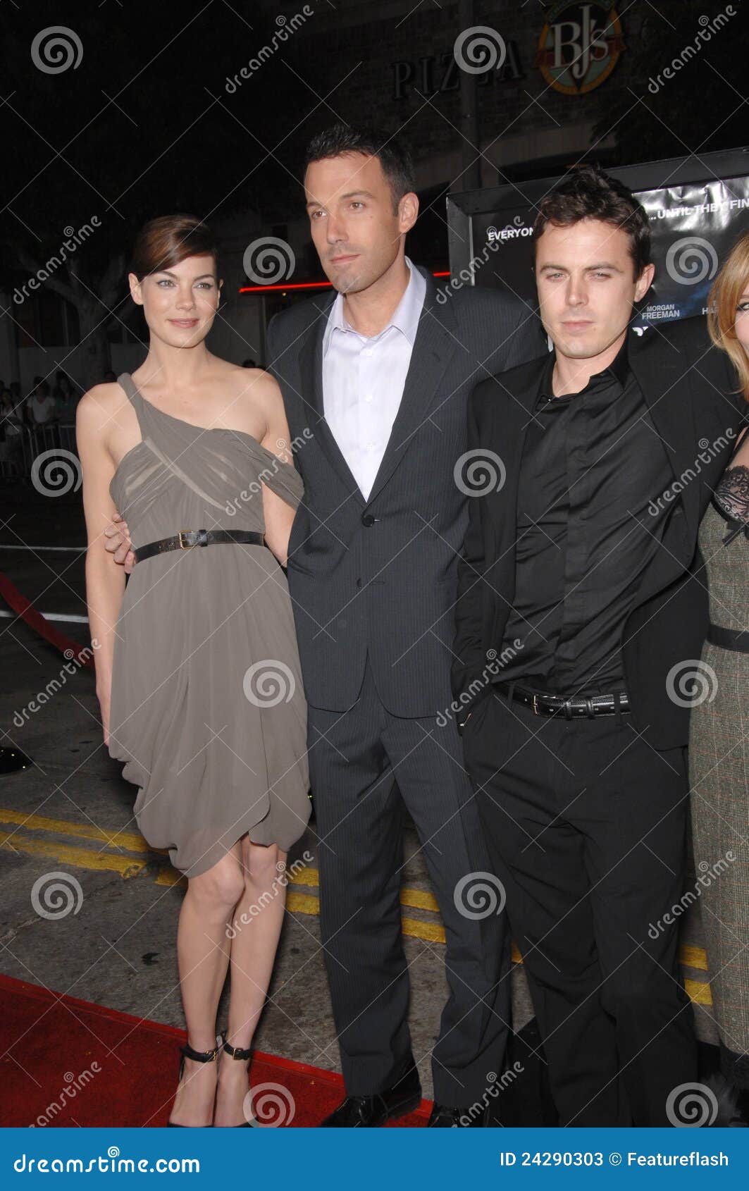 Ben Affleck, Casey Affleck, Micaela Monaghan Foto de archivo editorial ...