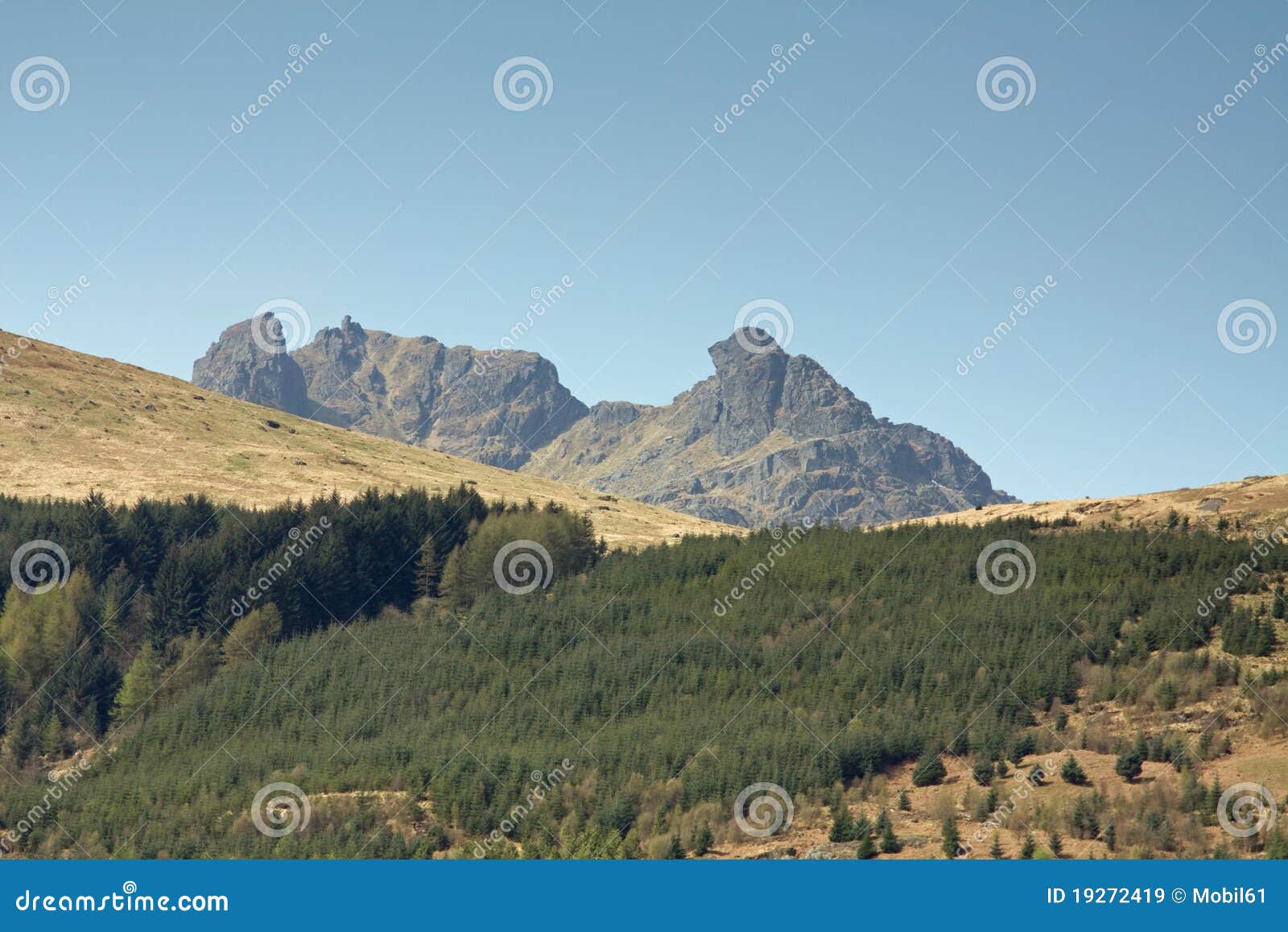 Ben Arthur (the Cobbler), Arrochar, Scotland Stock Image - Image of ...