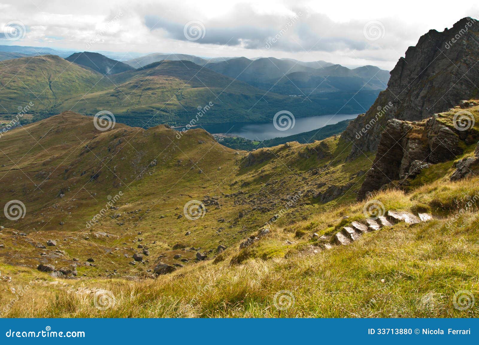 Ben Arthur - the Cobbler stock photo. Image of landscape - 33713880