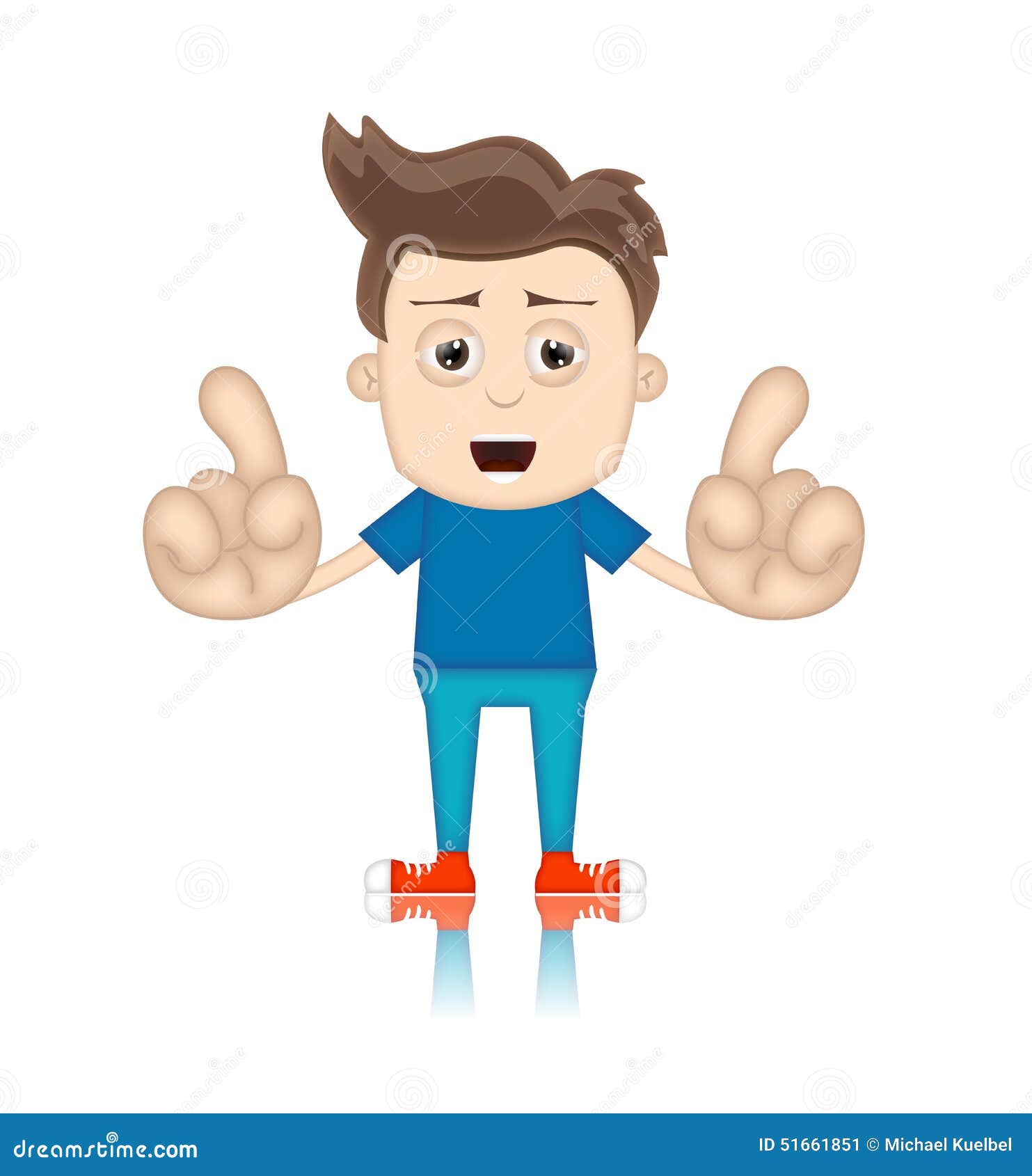 Ben Boy Cartoon Character Toon Man Stock Illustration - Illustration of ...