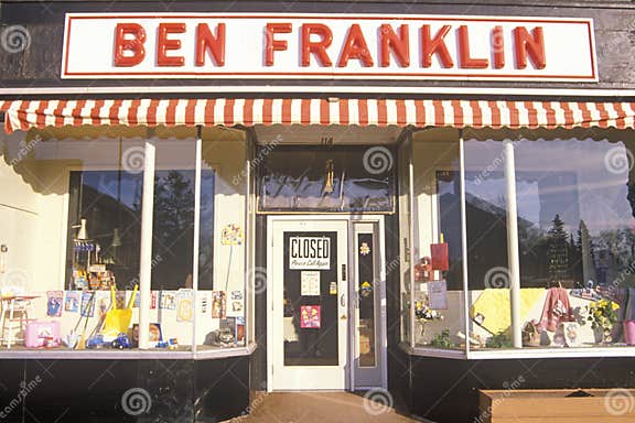 Ben Franklin store editorial photo. Image of states, retail - 23148151