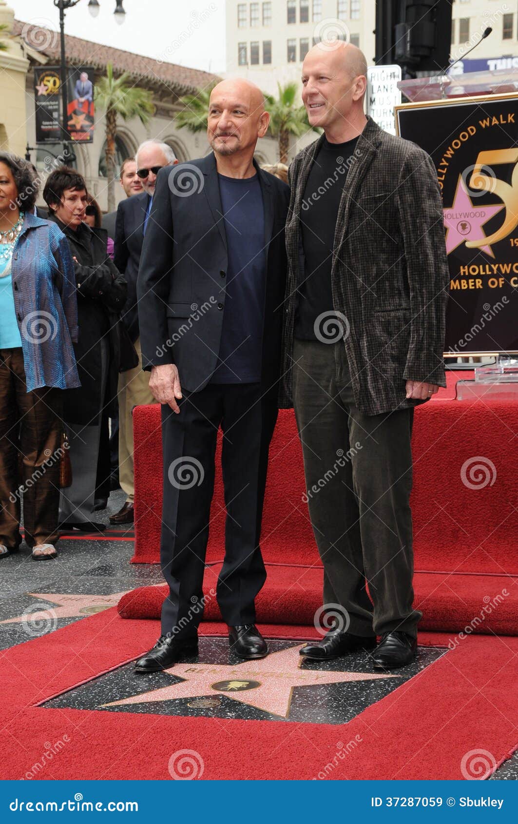 Ben Kingsley, Bruce Willis imagen de archivo editorial. Imagen de ...