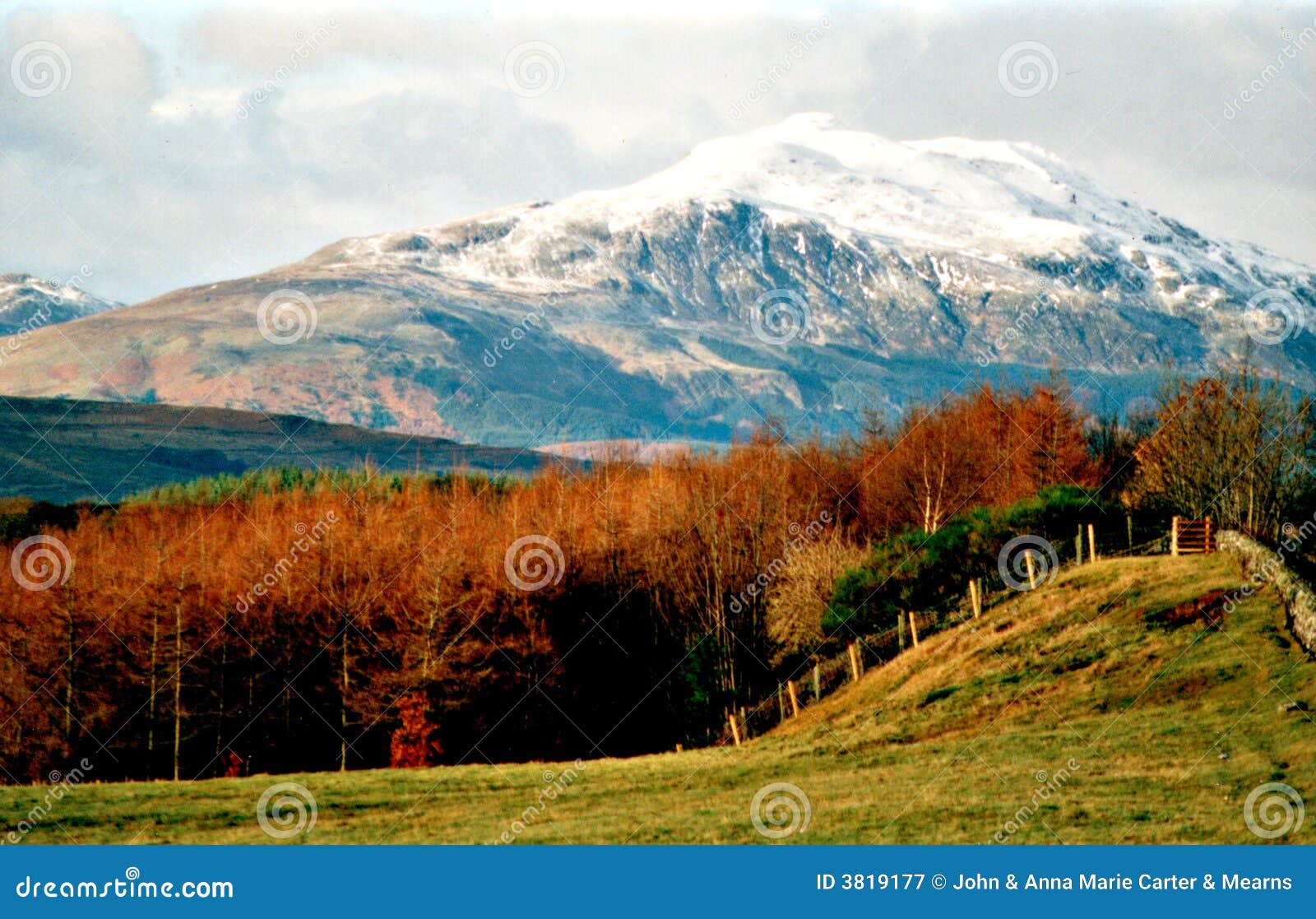 Ben Ledi Kilmahogl Near Callander. Stirlingshire,Scotland,UK. Stock ...
