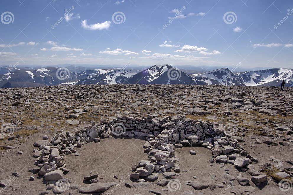 Ben Macdui summit south stock photo. Image of park, landscape - 13933620