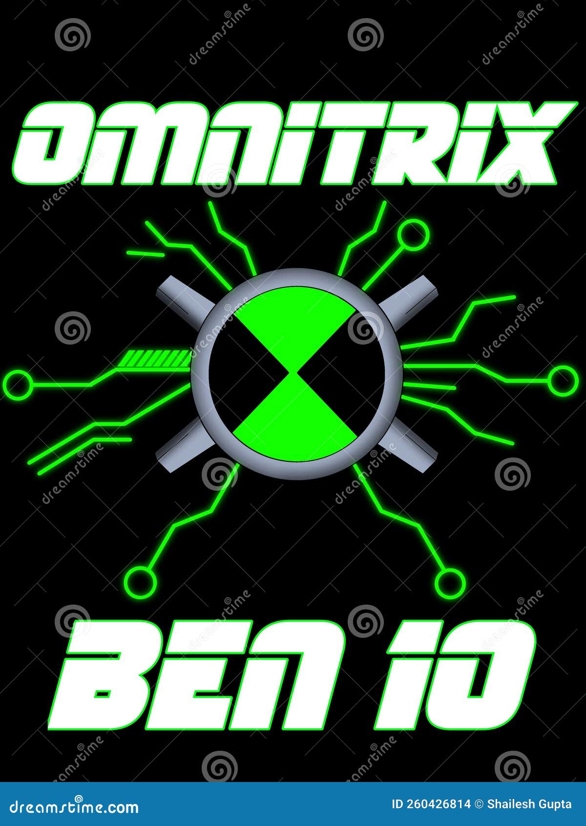 Ben 10 Omnitrix Watch Stock Illustrator Art Stock Illustration ...