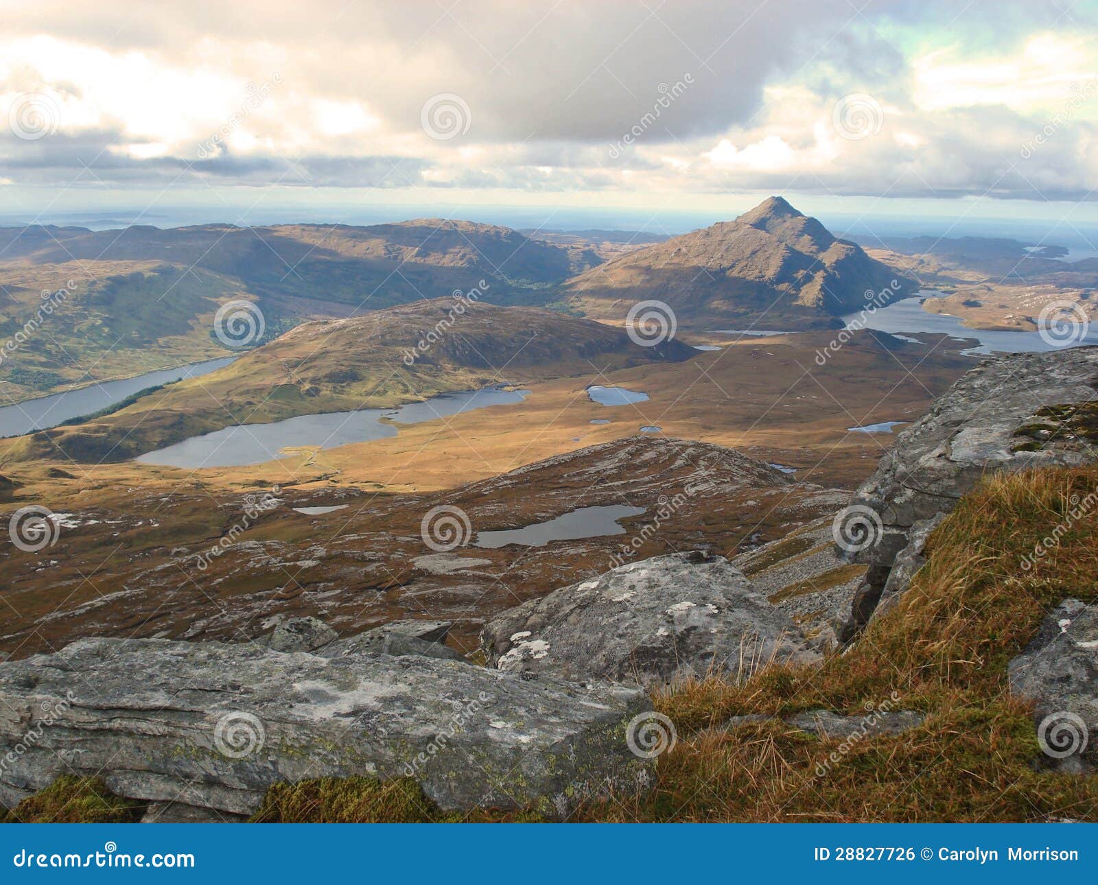 Ben Stack, Highlands, Scotland Stock Photo - Image of panorama, autumn ...