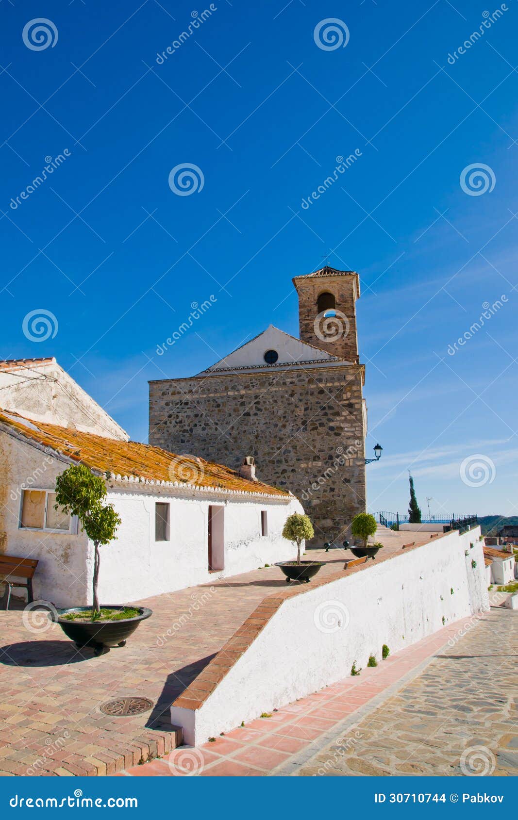 Benaque stock photo. Image of street, hill, culture, andalucia - 30710744