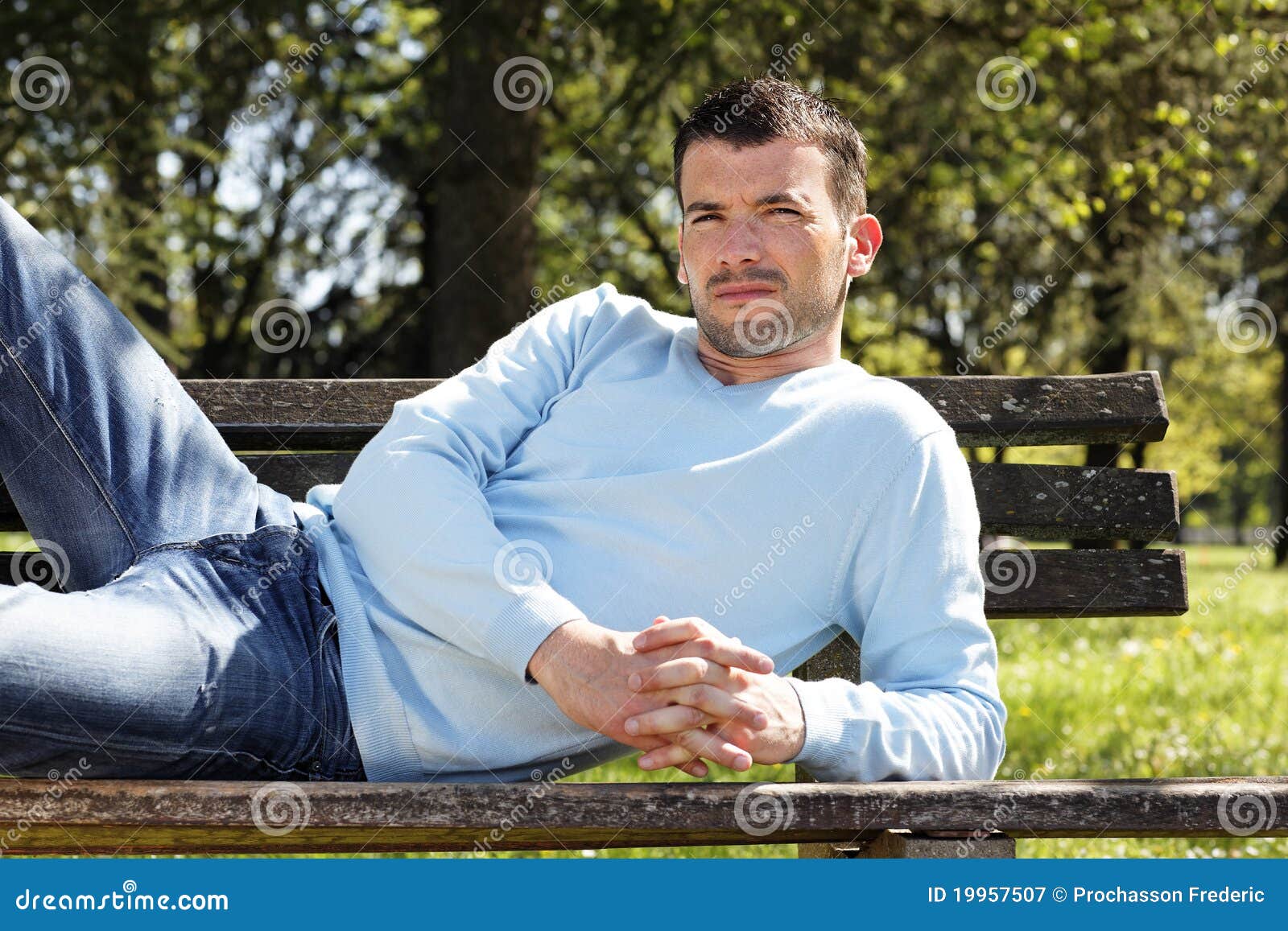 On the bench stock image. Image of beautiful, nature - 19957507