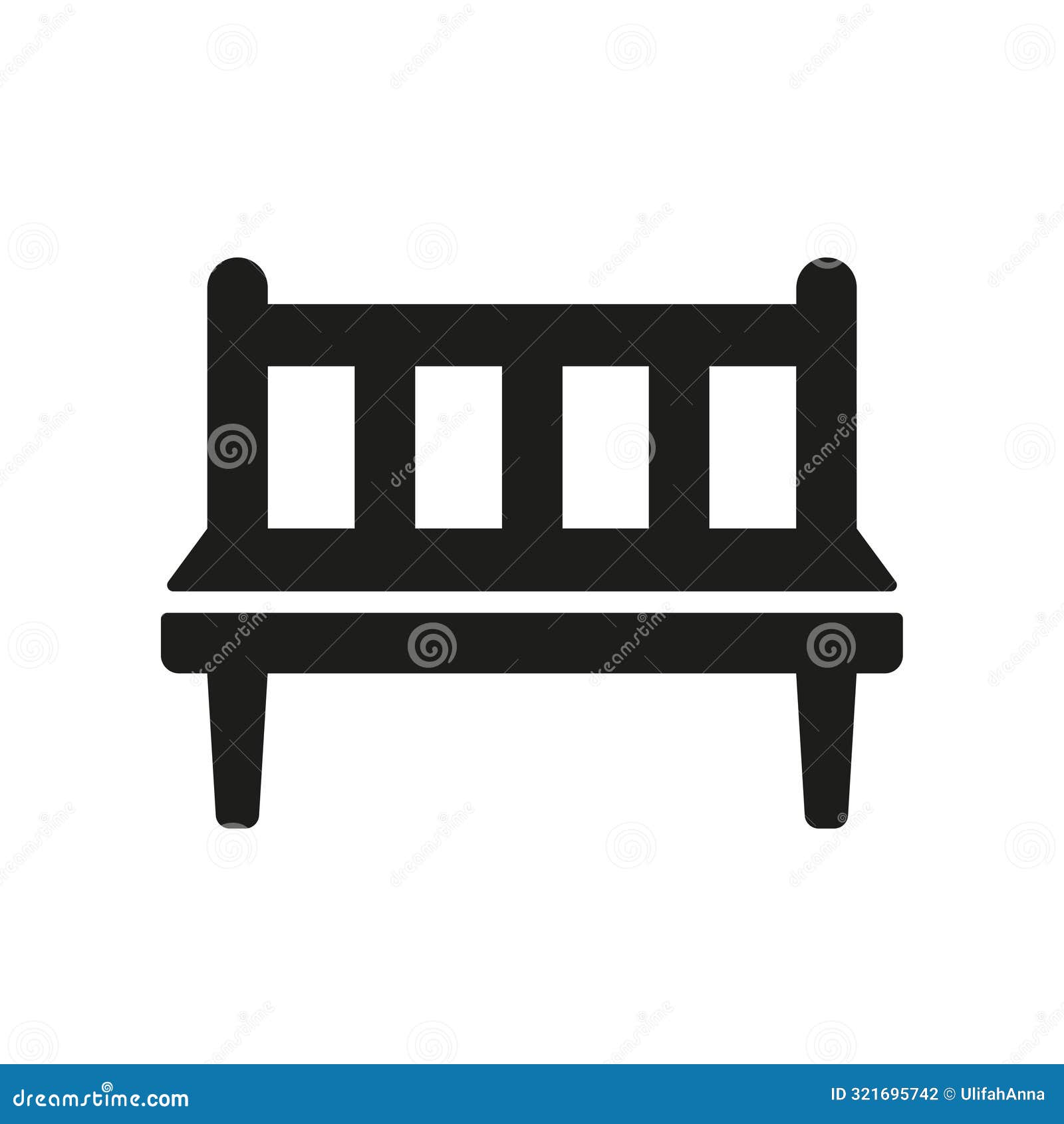 Bench Vector Design Templates Simple and Modern Stock Vector ...