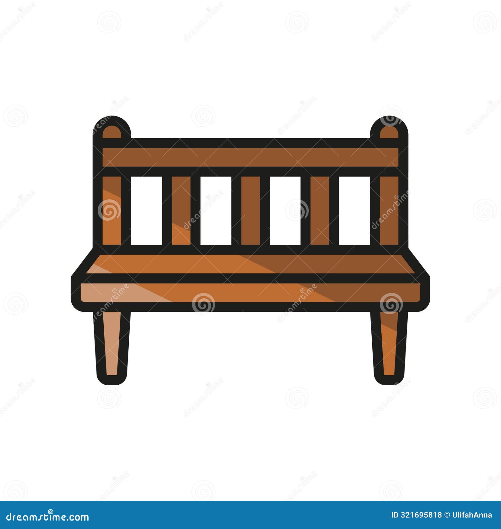 Bench Vector Design Templates Simple and Modern Stock Vector ...