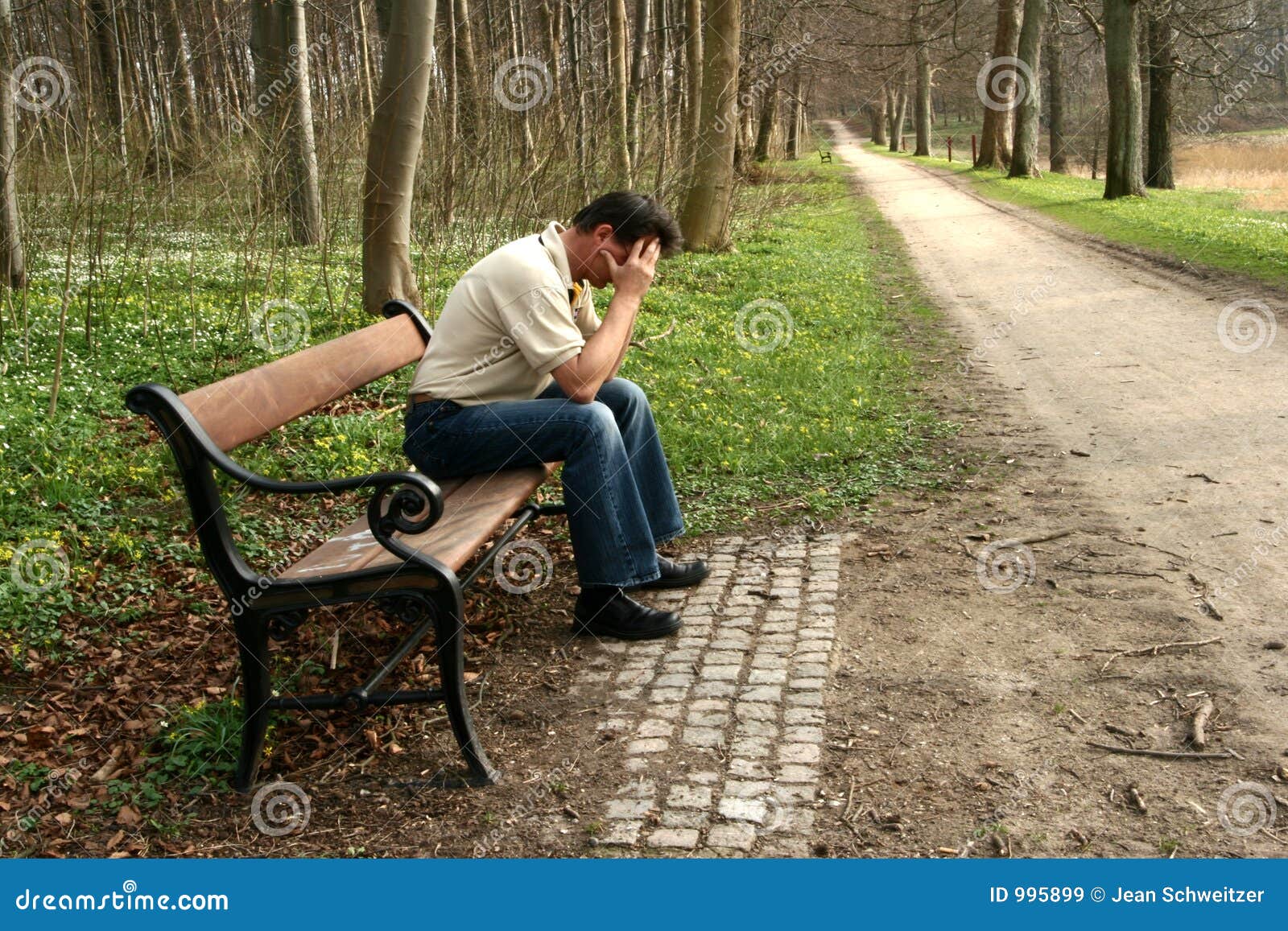 Bench stock image. Image of depressive, problem, streets - 995899