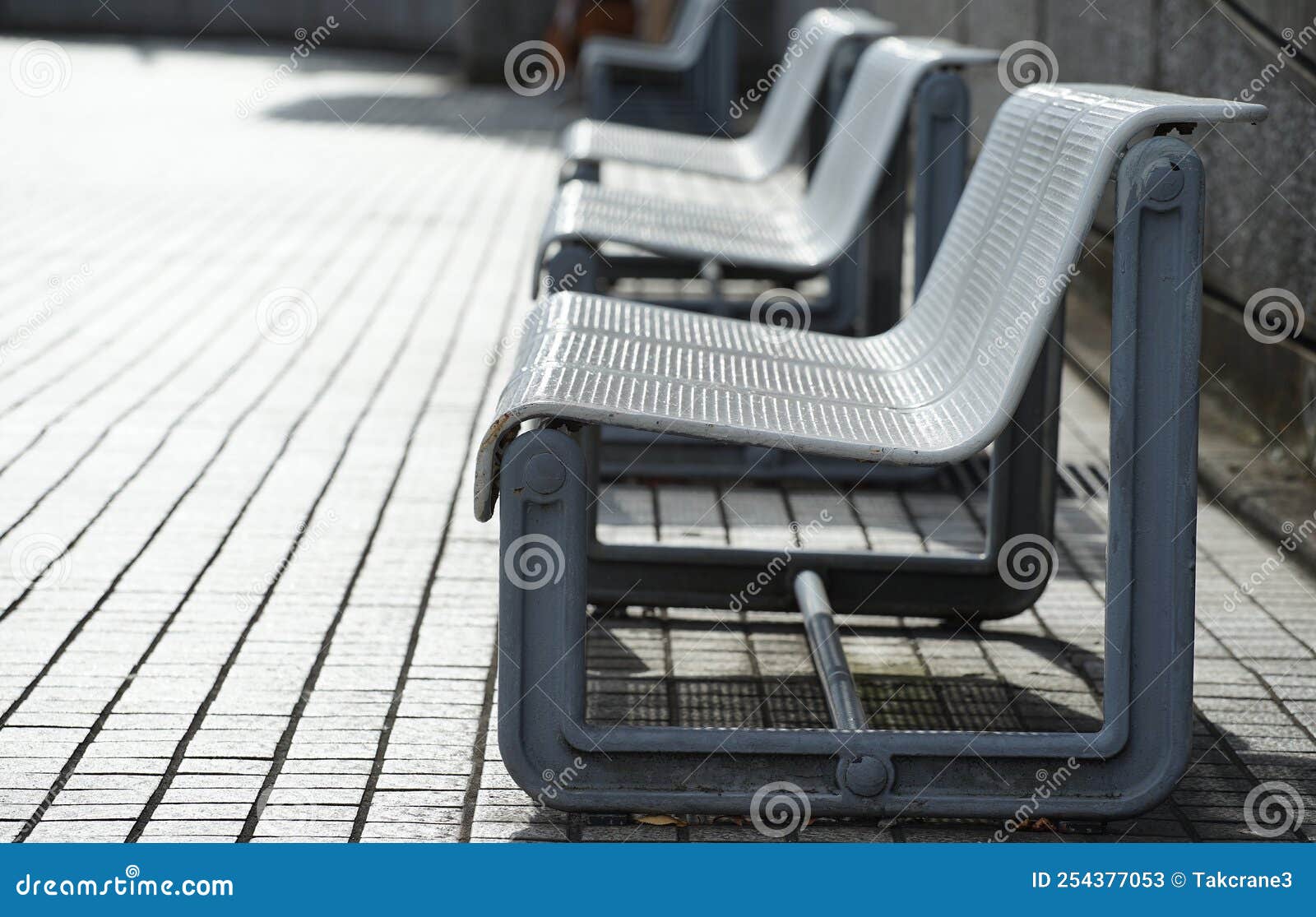 Bench stock image. Image of outdoor, scene, view, square - 254377053