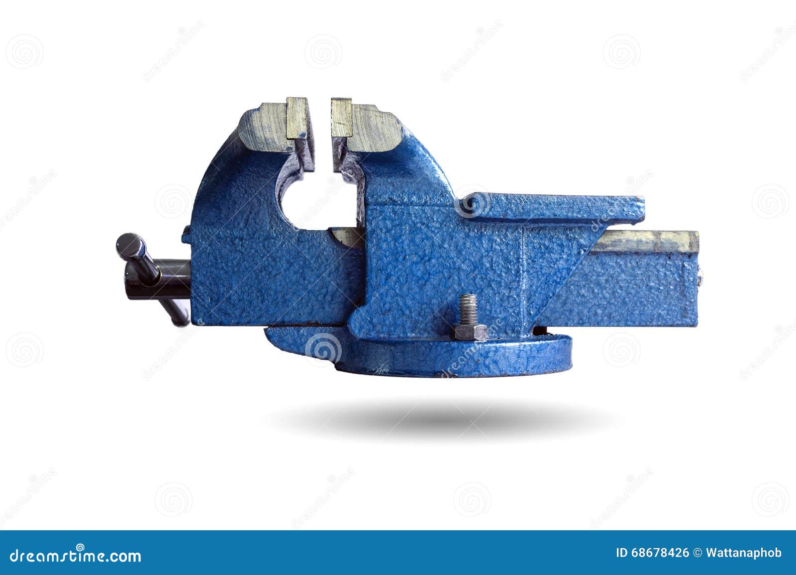 Bench Clamp Isolated on White Background. Stock Photo - Image of single ...
