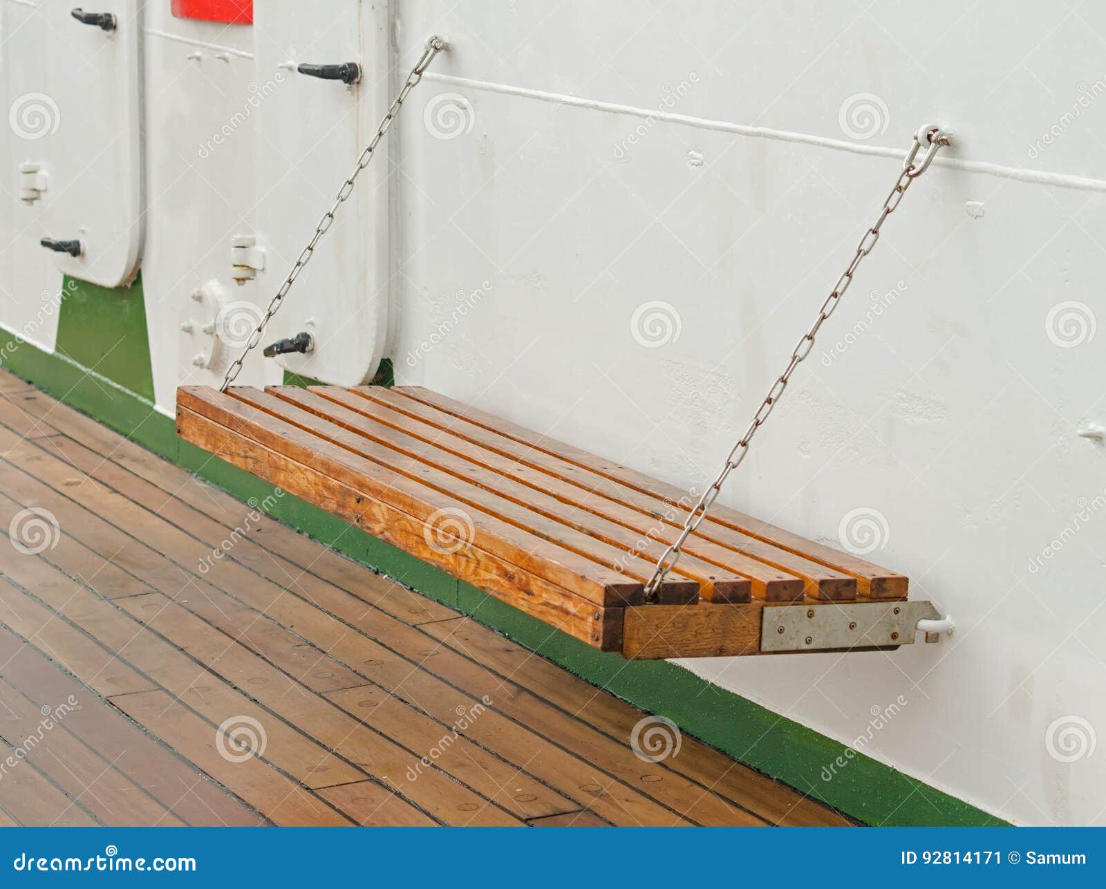 Bench on ferry boat stock image. Image of abstract, simple - 92814171