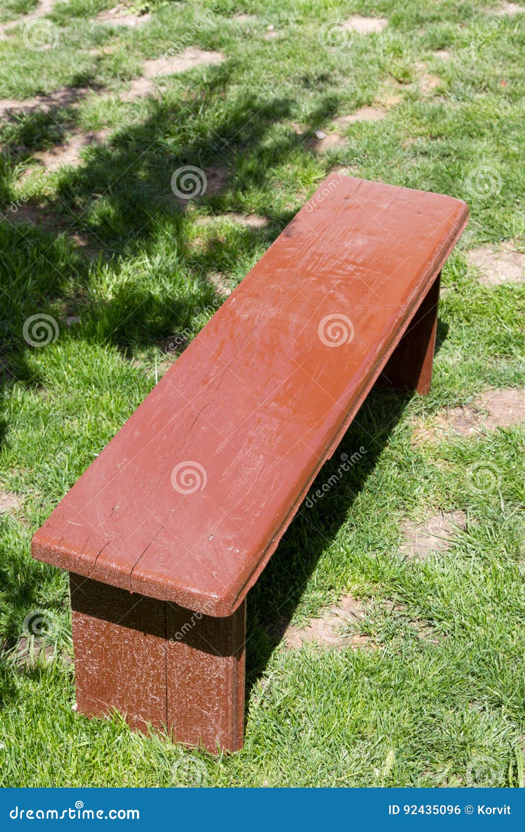 Bench on the grass stock photo. Image of grass, chair - 92435096