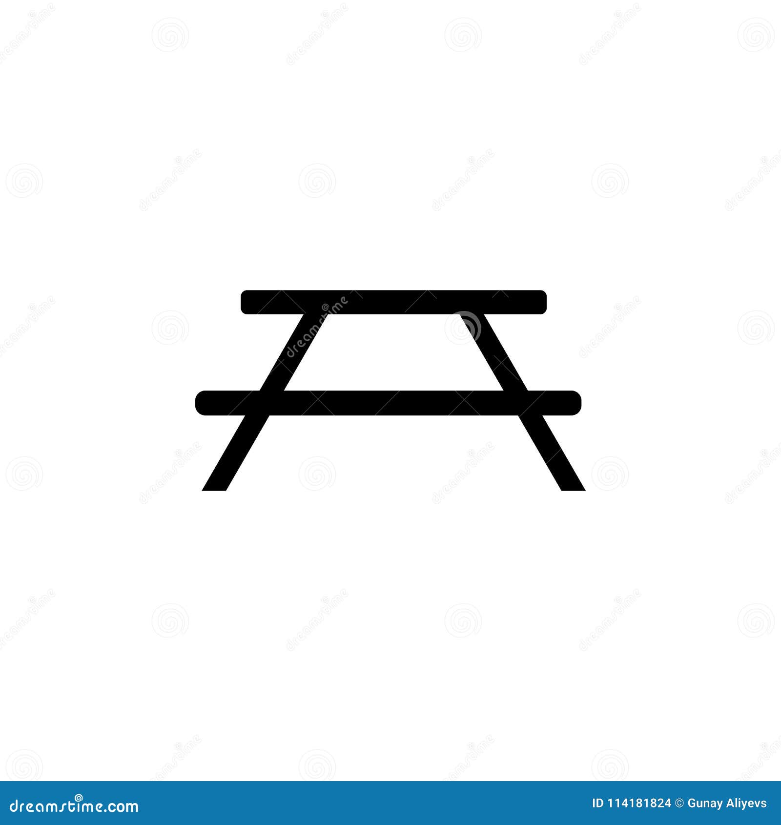 Bench Icon. Element of Simple Icon for Websites, Web Design, Mobile App ...