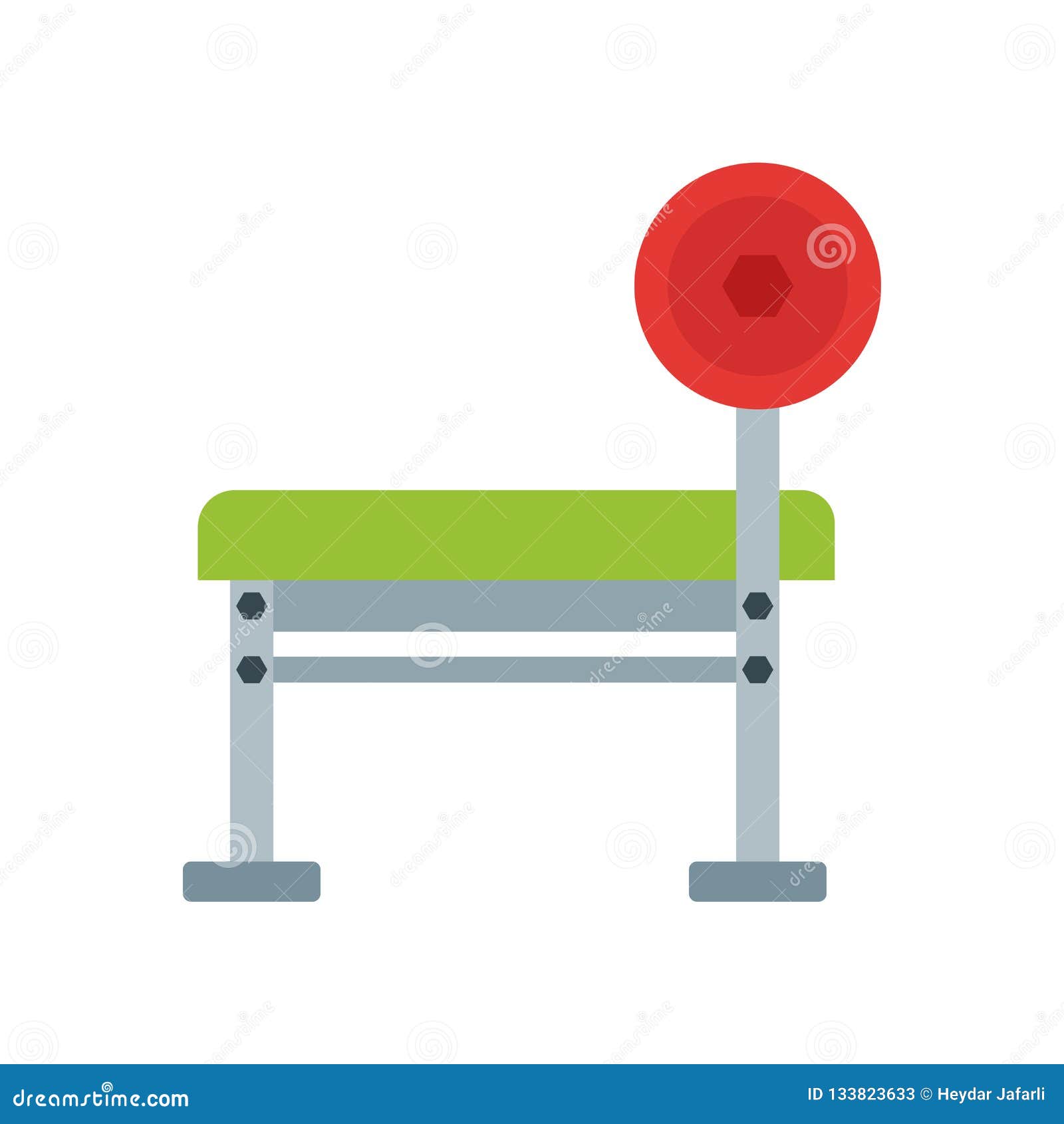 Bench Icon Vector Sign and Symbol Isolated on White Background Stock ...