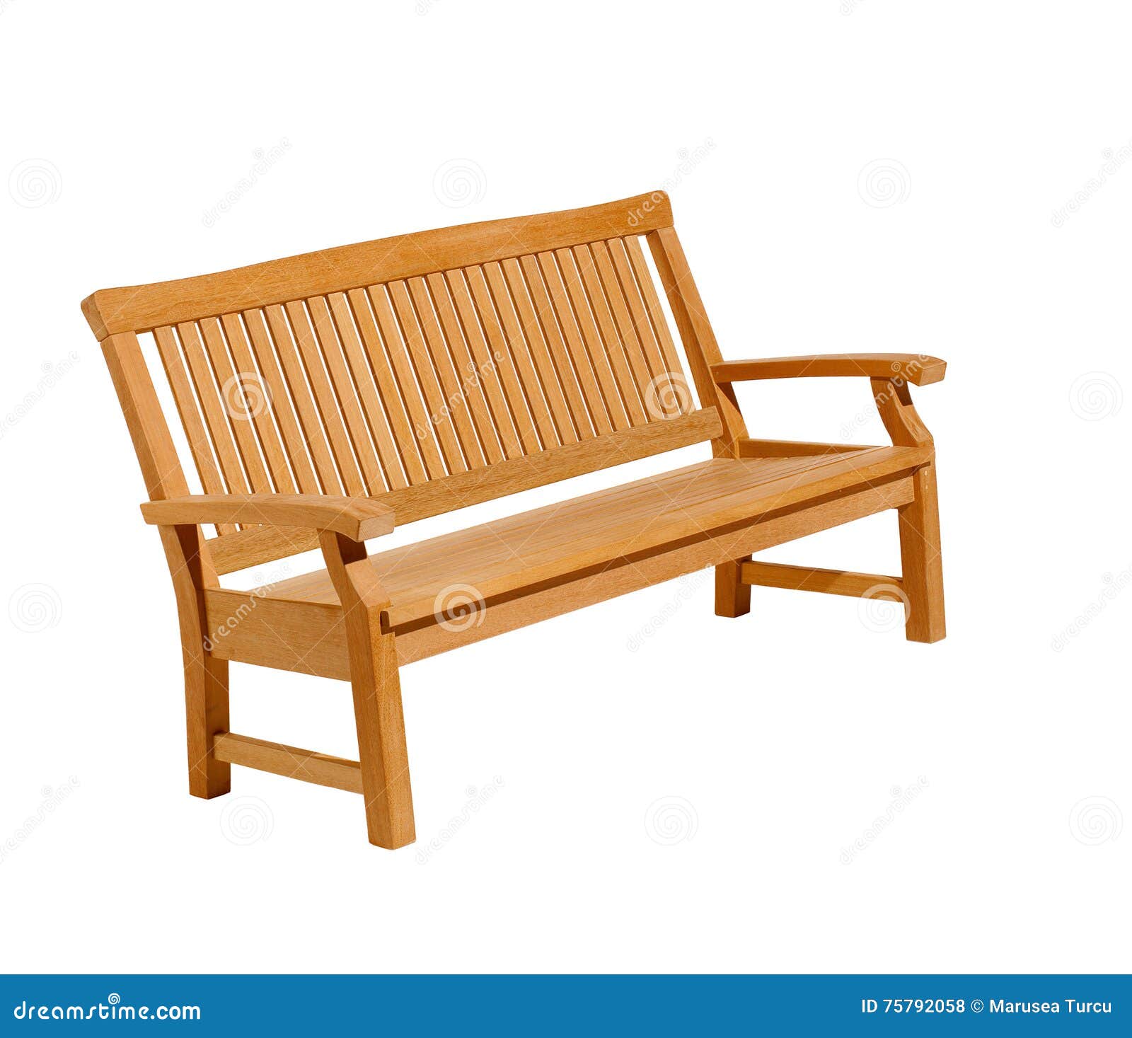 Bench Isolated stock photo. Image of scratched, outdoor - 75792058