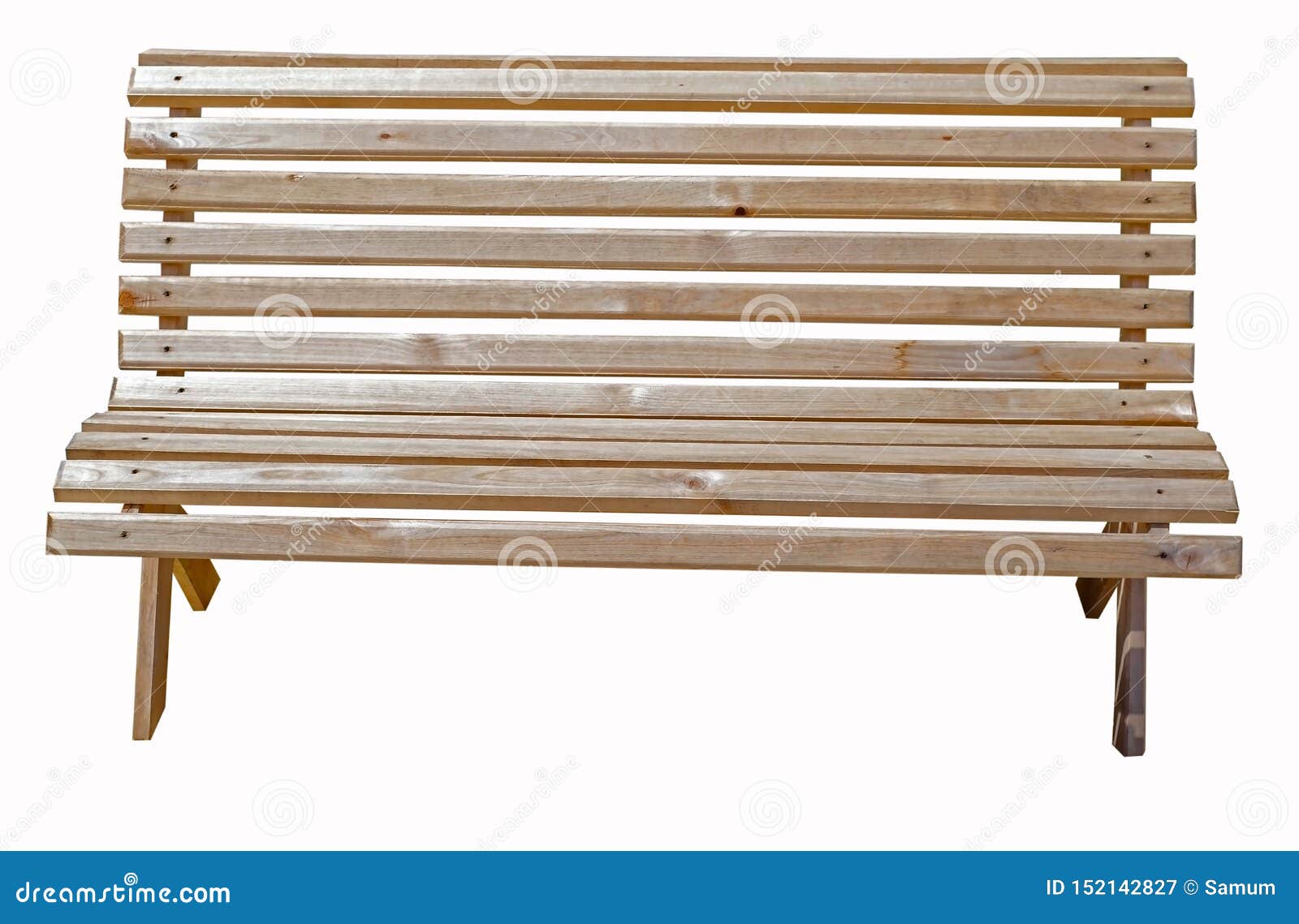 Bench Isolated on White stock image. Image of iron, comfortable - 152142827